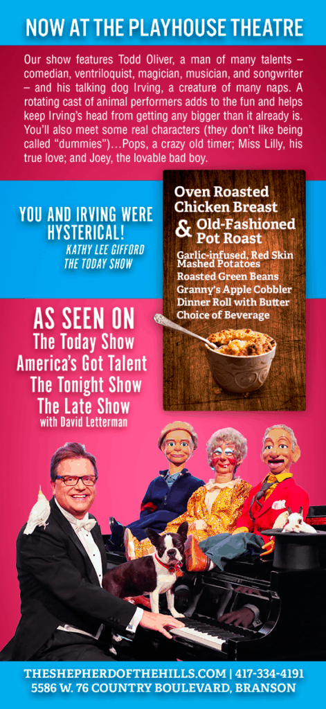 Todd Oliver Ventriloquist Dinner Show | Calendar & Tickets
